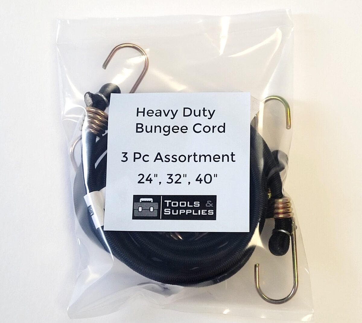 Heavy Duty Bungee 3 Pack Assortment - Tools & Supplies